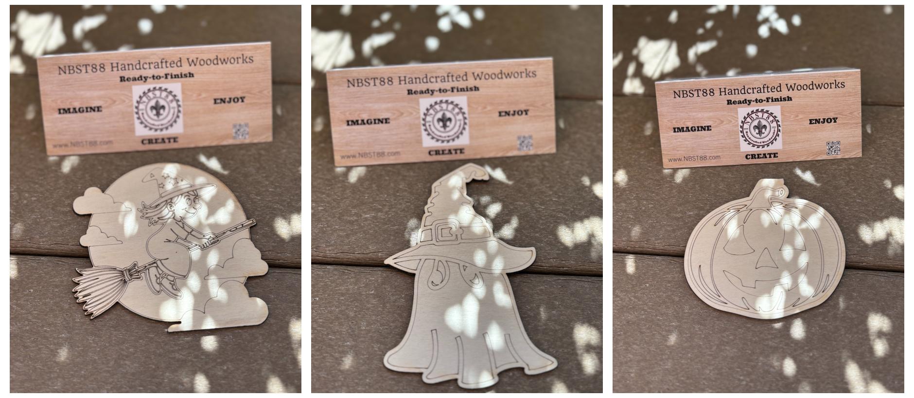 Ready to Finish - Halloween Collection – NBST88 Custom Woodworking Signs